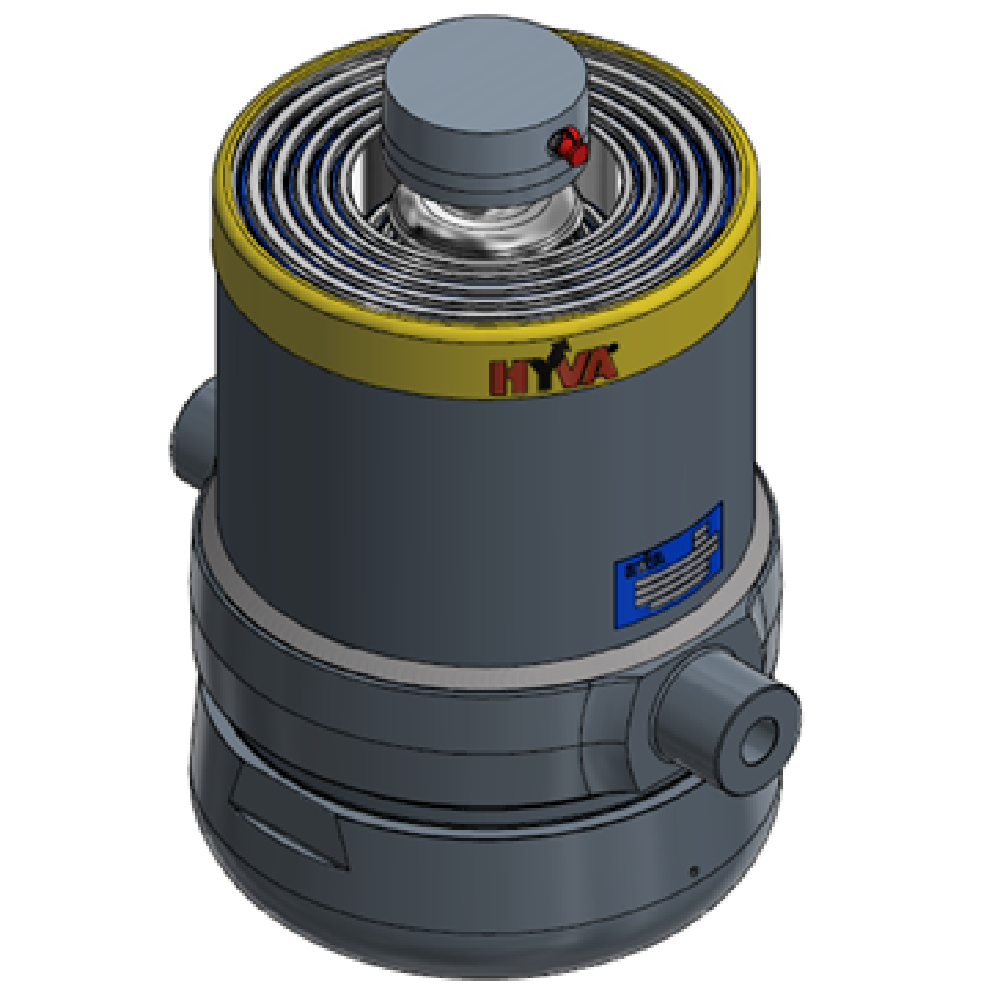 Truck Components : Siłownik podskrzyniowy Hyva UHB - UHB 238-10-2721-K250-60-SD-HC